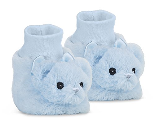 Bearington Baby Huggie Bear Plush Stuffed Animal Blue Teddy Sock Top ...