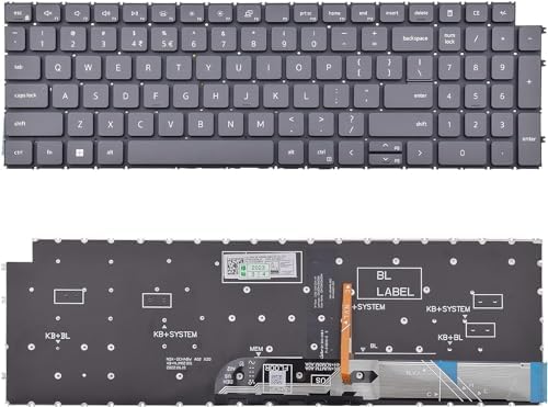 Amazon.com: SUNMALL Replacement Keyboard Compatible with Dell Inspiron ...