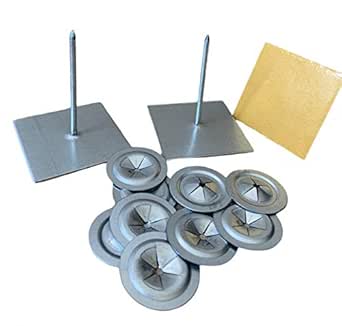 Washati Pack of 50 62 mm Self-Adhesive Sticks for Attaching Insulation ...