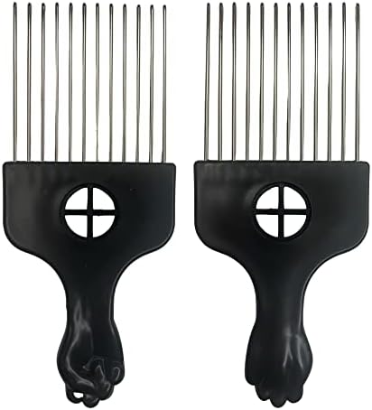 Amazon.com : Standard Hair Pick (Standard 2 Pack), Afro Comb, Hair Pick ...