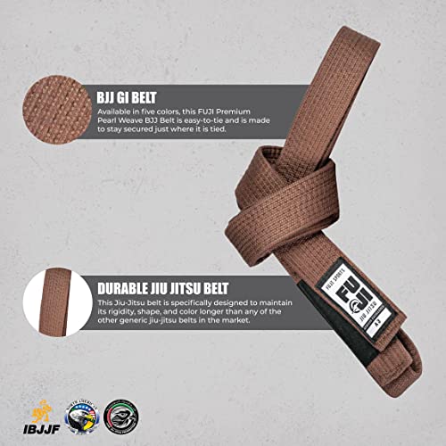 Snapklik.com : FUJI Premium Pearl Weave BJJ Belt