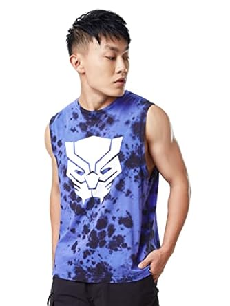 Buy The Souled Store Men Official Marvel: Black Panther Power (Tie Dye ...