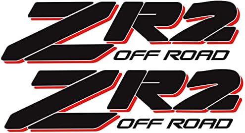 Amazon.com - 2Pc ZR-2 4X4 Off Road Decal ZR2 Sticker Extreme ...
