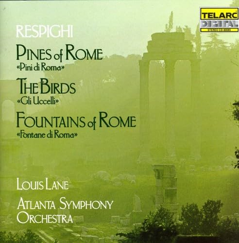 Amazon.com: Respighi: Pines of Rome, The Birds & Fountains of Rome: CDs ...