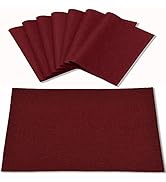 Amazon.com: Rinpon Boho Tassel Cloth Placemats Set of 6, Linen Type ...