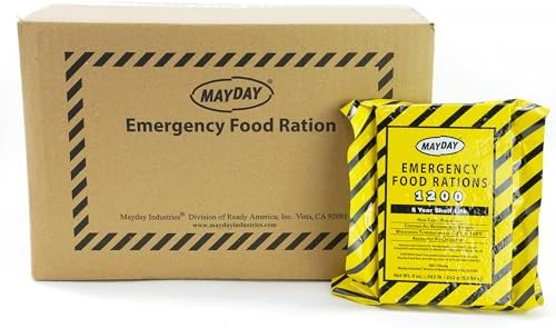 Amazon.com: Mayday Emergency Food Bars, 2400 Calorie Meal Replacement ...