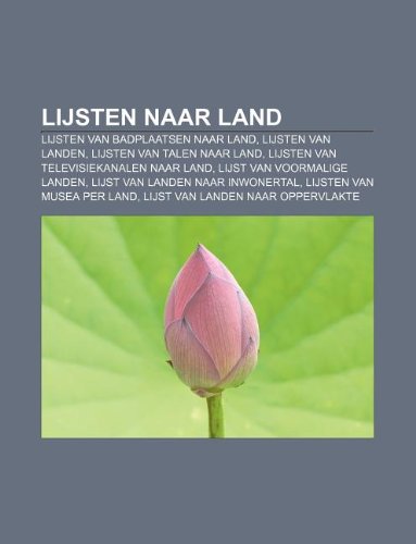 Lijsten naar land: Lijsten van badplaatsen naar land, Lijsten van ...