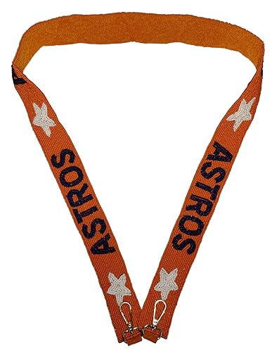 Amazon.com: Handmade Astro Beaded Purse Strap Game Day Crossbody ...