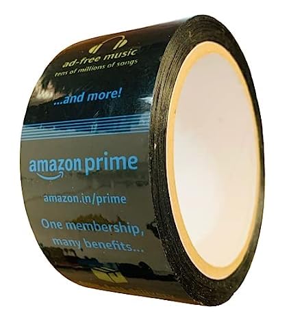 PACK - MAX Amazn Printed Strong Adhesive Packaging tape Width 2 Inches (48MM), Length 65 metres ...
