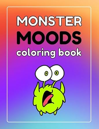 Monster Moods coloring book: Pen, Wizdom: 9798854644679: Amazon.com: Books