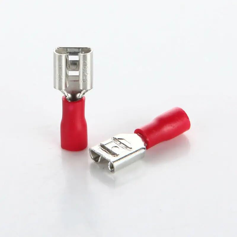 RT SENSE - FDD1-250(100 pcs),Fully Insulated Female Spade Bullet Wire ...