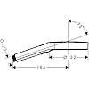 hansgrohe Rainfinity - shower head, hand shower round (⌀ 130 mm) with 3 ...