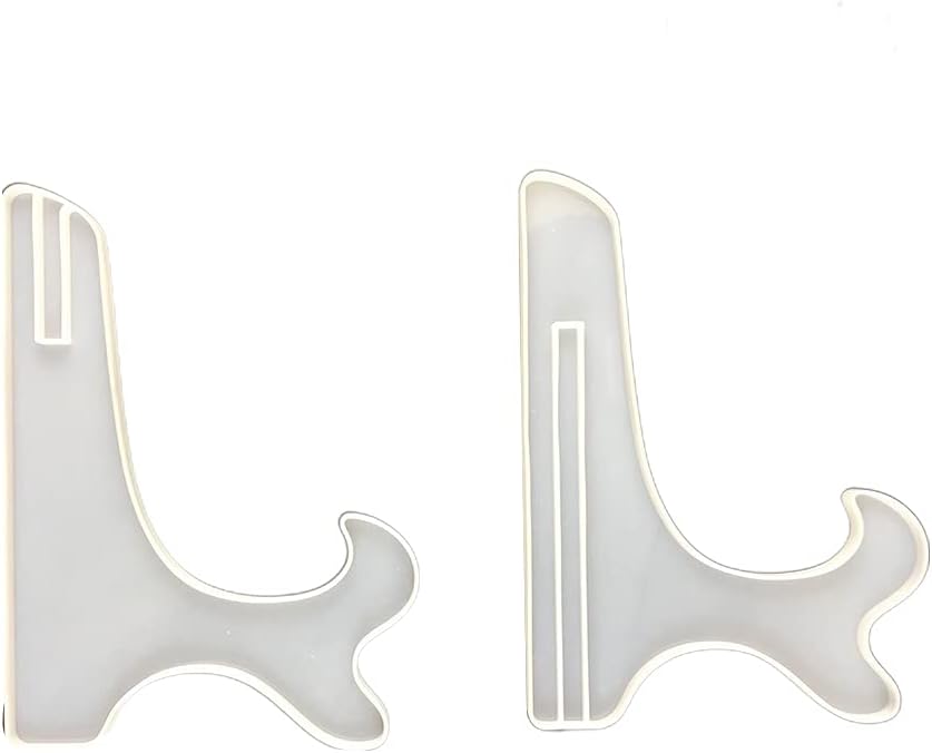 Amazon.com: 2Pcs Display Stand Resin Molds,Silicone Plate Stand Holder ...