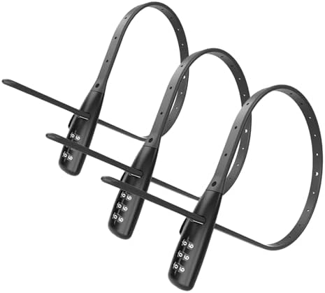 Amazon.com: WARLION Adjustable Cable Lock & Zip Tie Bike Lock - 3-Digit ...