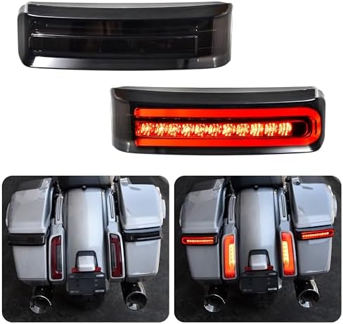 Amazon.com: VEISUTOR LED Saddlebag Tail Light for CVO Road Street Glide 2023-2025, Side Luggage ...