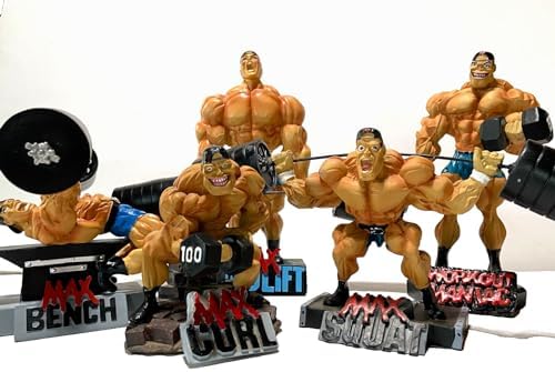 Amazon.com: R4 Xtreme Workout Figurine Bodybuilding Weightlifting ...