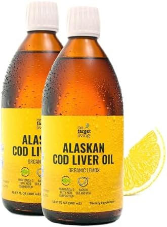 Amazon.com: Stellar Alaskan Cod Liver Oil - Organic Lemon, 16.67 oz ...