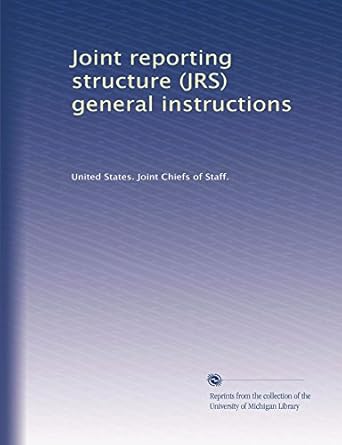 Amazon.com: Joint reporting structure (JRS) general instructions ...