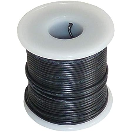 Amazon.com: Adafruit Solid-Core Wire Spool - 25ft - 22AWG - Black ...