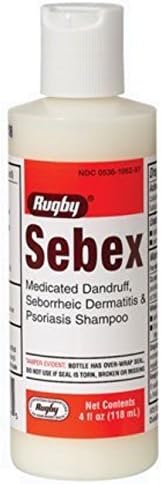 Amazon.com: Rugby Sebex Liquid Medicated Dandruff Shampoo 4 oz (Pack of 2)