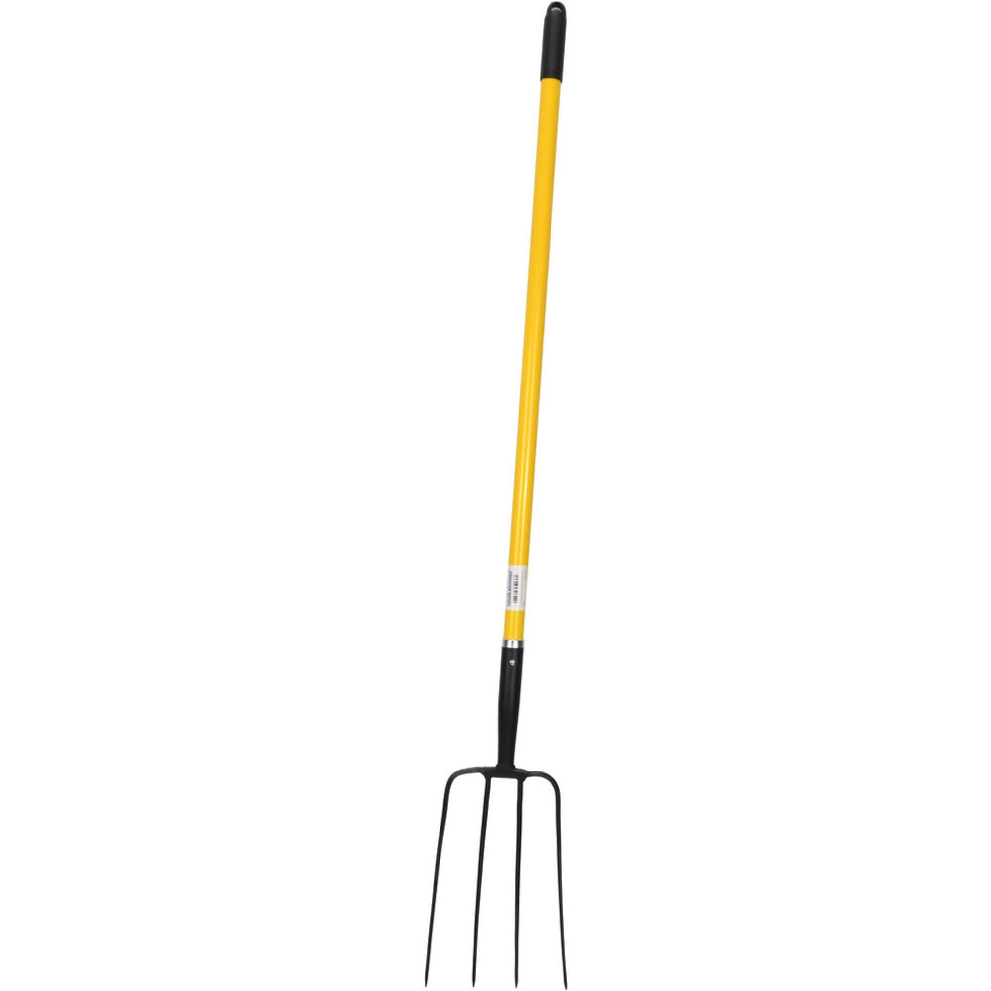 Amazon.com : PRO SOURCE 4-Tine Spading Fork with 48" Straight ...