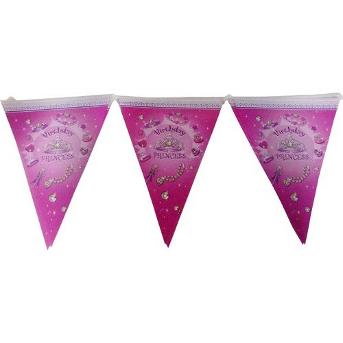 Funcart Birthday Princess Theme Flag Banner : Amazon.in: Toys & Games