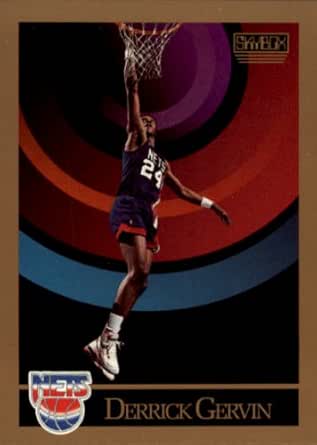 Amazon.com: 1990 SkyBox Basketball Card (1990-91) #179 Derrick Gervin ...