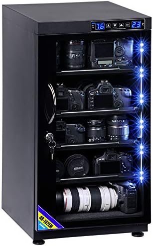 Spolehli Dry Cabinet Camera Digital Control Dehumidifier 55L Electronic ...