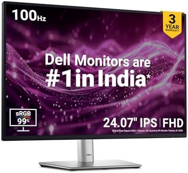 iVOOMi 24 Inch (60.45 cm) Ultra Slim Flat FHD Monitor for PC with 75Hz ...