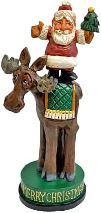 Amazon.com: David Frykman Santa and His Moose 2023 Exclusive Brown ...