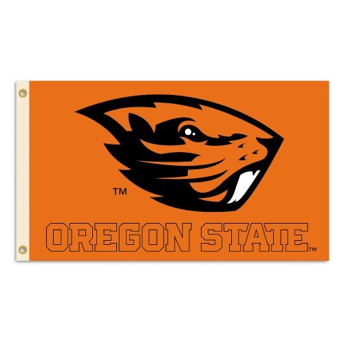 Amazon.co.jp: Bsi Products Collegiate Oregon State 2-Sided 3' X 5 ...