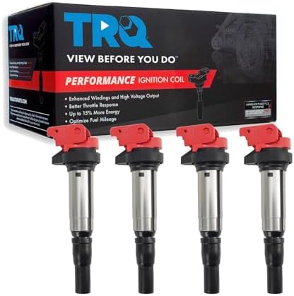 Amazon.com: TRQ Ignition Coil Set 4 Piece High Temperature Epoxy ...