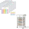 Amazon.com: Caydo Scrapbook Paper Storage Organizer with 60 Sticky ...