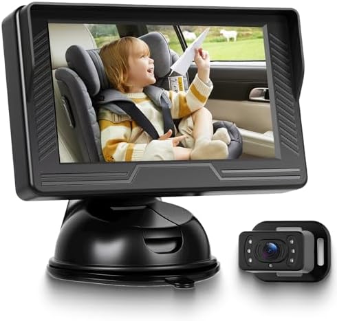 Amazon.com: Upriding Baby Car Monitor with Camera - Car Seat Mirror ...