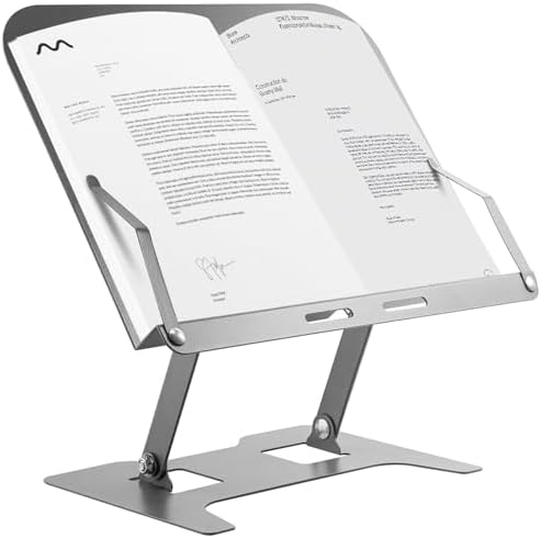 Amazon.com : NiHome Adjustable Book Stand for Reading, Foldable Book ...