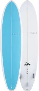 Amazon.com : Modern Surfboards Falcon PU Surfboard, Electric Blue, 7ft ...