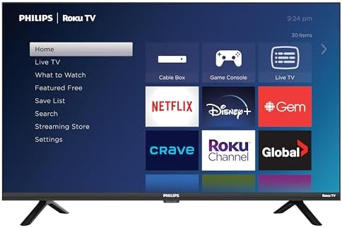 Philips Roku TV 32" HD 720p LED-LCD Smart TV (32PFL4674/F6), Alexa ...
