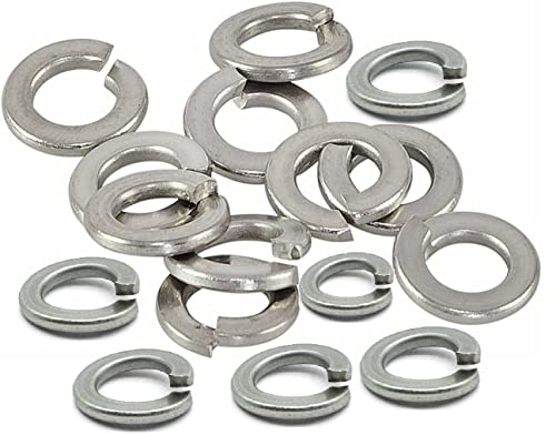 TERF M8 Rectangular Section Spring Washer M8 (8mm) Steel Split Lock ...