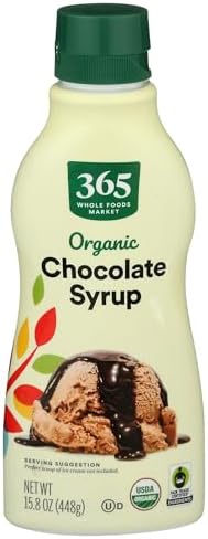 Amazon.com: 365 by Whole Foods Market, Organic Chocolate Syrup, 15.8 Ounce