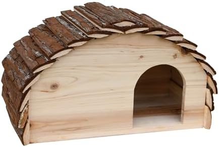 Garden Gear Hedgehog House Solid Wood, Cosy Animal Shelter, Predator ...