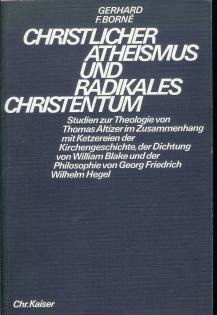 Amazon.com: Christlicher Atheismus und radikales Christentum: Studien ...
