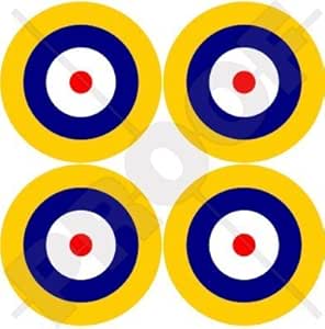 Amazon.com: RAF British Royal AirForce Type A1 Aircraft Roundels 2 ...