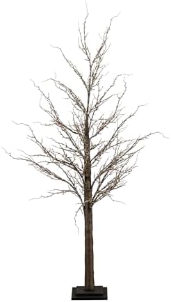 Amazon.com: Nearly Natural 4ft. Pre-Lit Artificial Twig Tree with 240 ...
