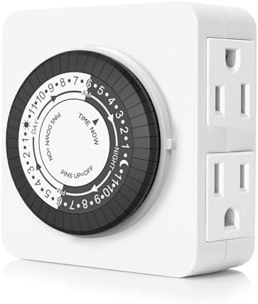 Amazon.com: Philips 24-Hour Indoor Mechanical Outlet Timer, 2 Polarized ...