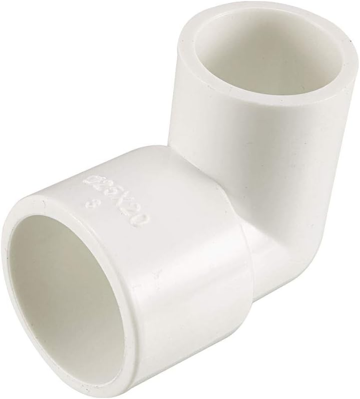 sourcing map 25mm Slip x 20mm Slip 90 Degree PVC Pipe Fitting Elbow ...