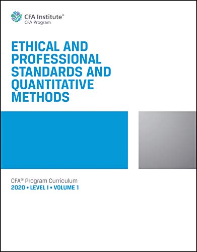 Amazon.com: CFA 2020: Level I: 9781946442765: CFA Institute: Books