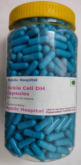Buy Sickle Cell DH Herbal Supplement Capsules 600 Caps Jar Online at ...