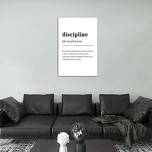 Snapklik.com : Discipline Noun Wall Art Discipline Motivational Print ...
