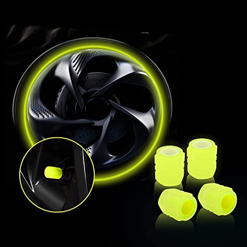 Geocell All New Car/Bike Wheel Tire Rim Air Valve Cap Radium Tyre Air ...