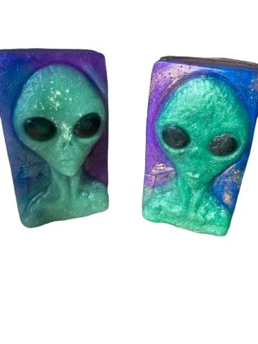 Amazon.com: Alien soap bar lemon citrus scent glycerine soap in glow or ...